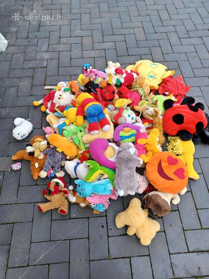 Minkšti pliušiniai žaislai - Skelbiu.lt