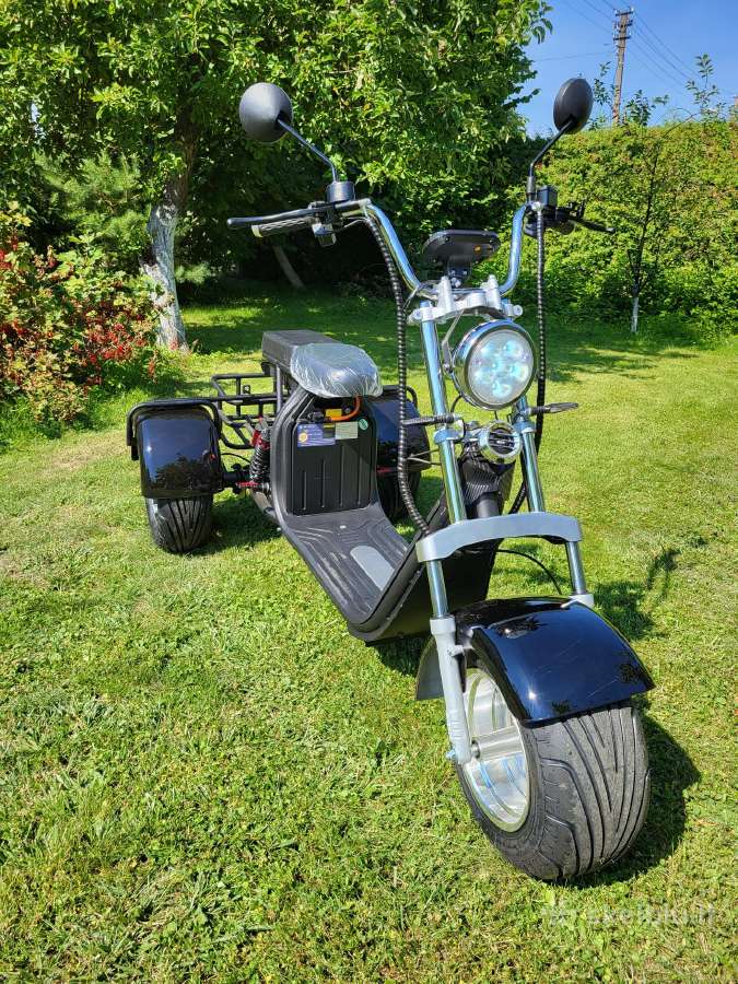 Elektrinis triratis čioperis mopedas/motoroleris - Skelbiu.lt