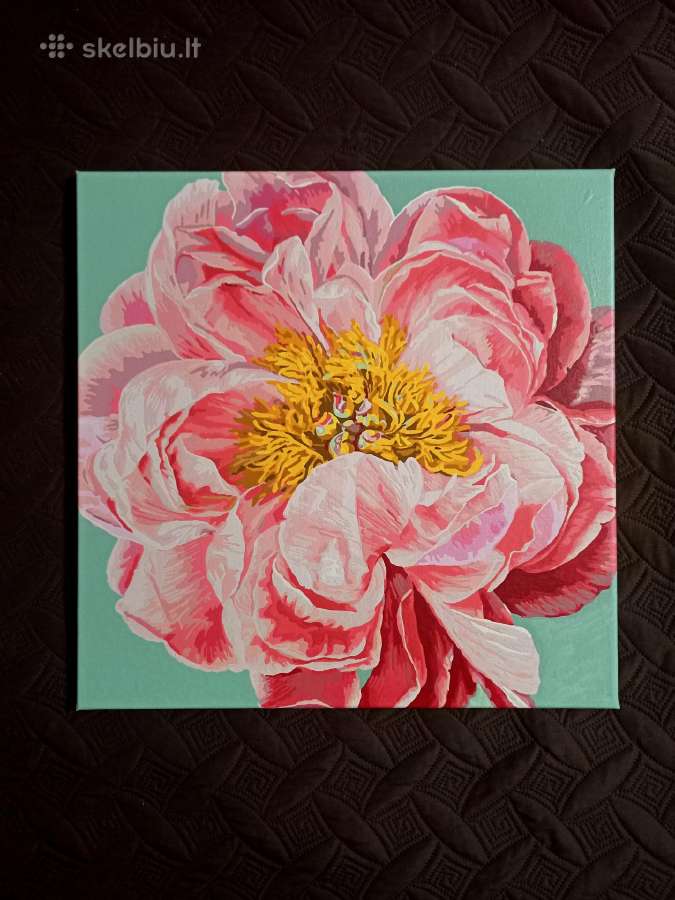 Rankų darbo tapyba "Graži gėlė" - Skelbiu.lt