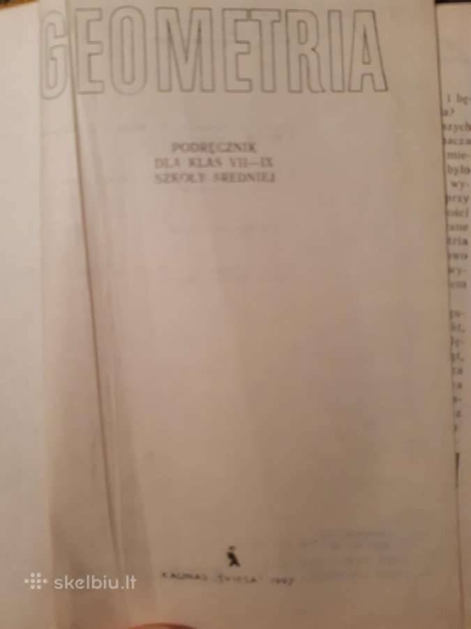 Geometrija (lenku kalba) - Skelbiu.lt