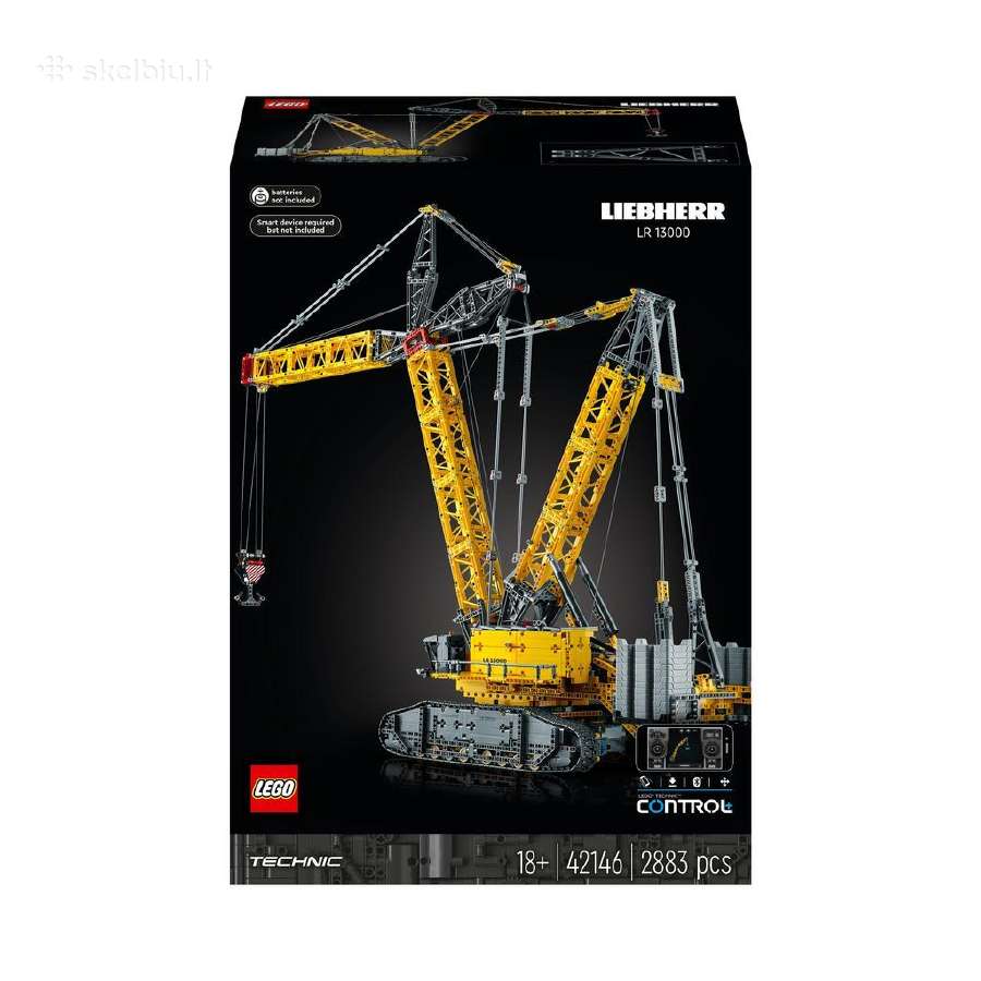 42146 Lego® Technic Vikšrinis kranas Liebherr - Skelbiu.lt