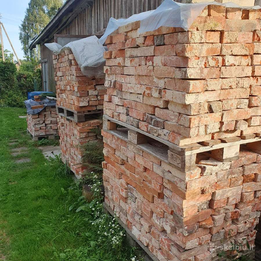 Senoviškos raudonos molinės plytos - Skelbiu.lt