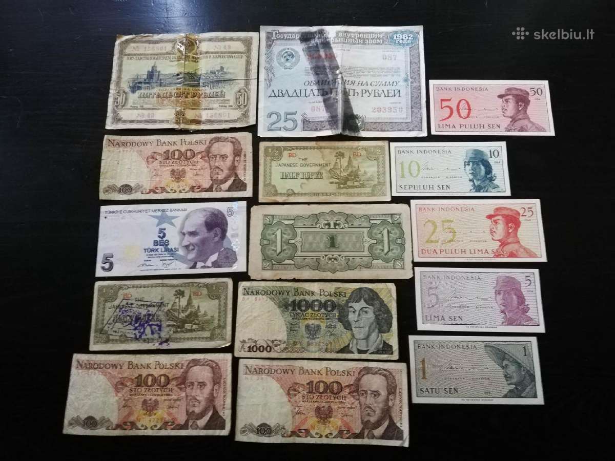 Banknotai - Skelbiu.lt