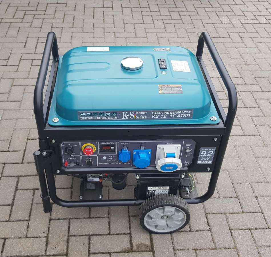 Vienfazis elektros generatorius 9,2 kw,ks12atsr-1e - Skelbiu.lt