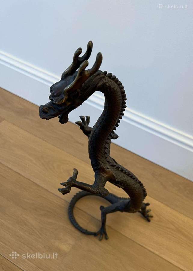 Žalvarinis drakonas - originali figūrėlė iš Azijos - Skelbiu.lt