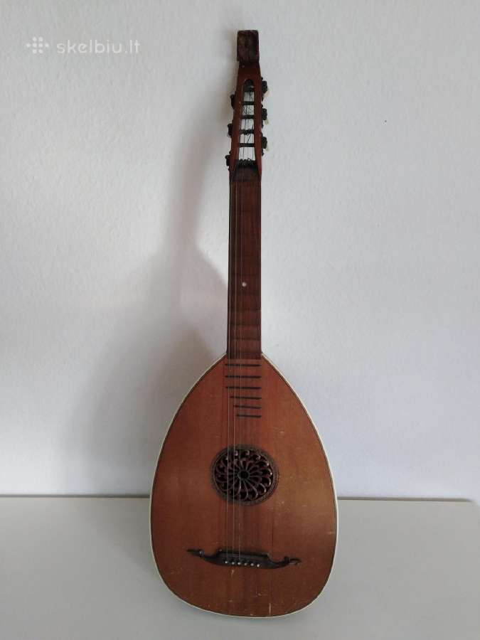 Senovine gitara 19 amzius styginis instrumentas - Skelbiu.lt