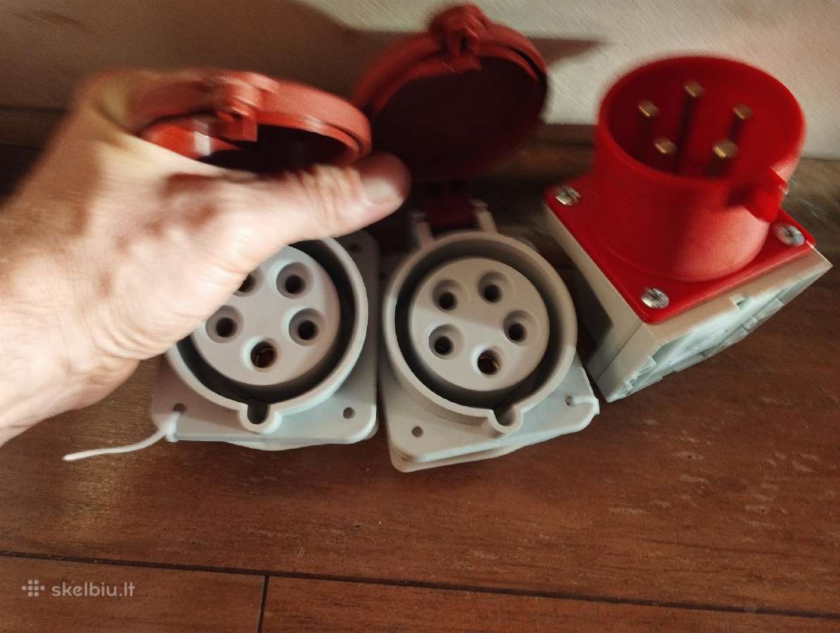 Trifazes 5p 32a jungtys pramonines - Skelbiu.lt