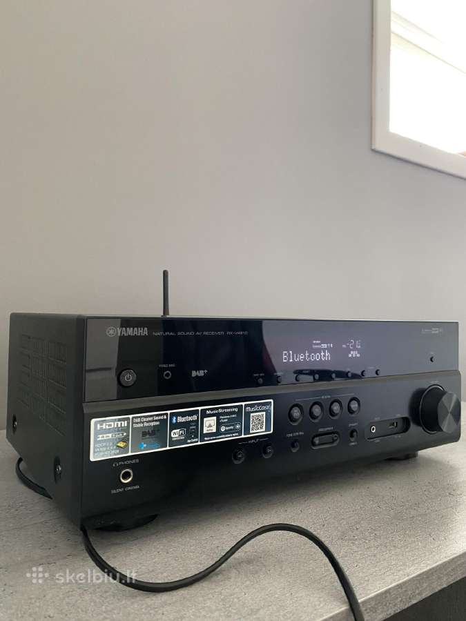 Yamaha Rx-v481 Bluetooth/musiccast/WiFi/4k - Skelbiu.lt