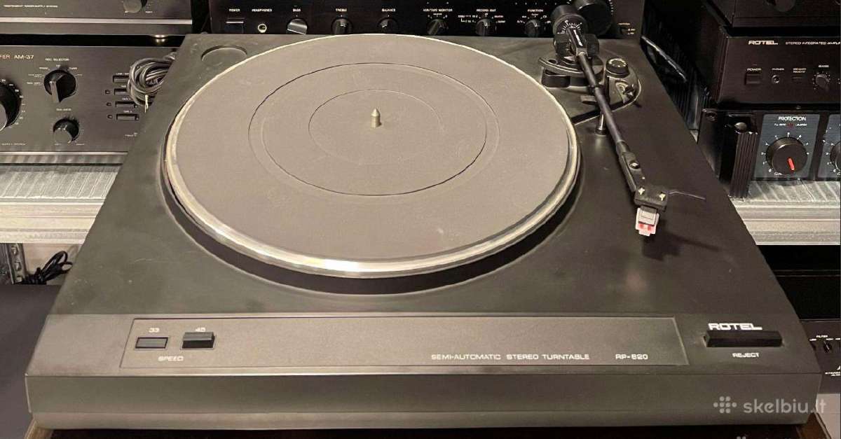 Rotel rp-820 / Patefonai / Plokštelių grotuvai - Skelbiu.lt