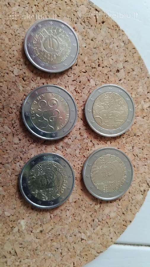 Kolekcinės Suomijos proginės 2 eurų monetos - Skelbiu.lt