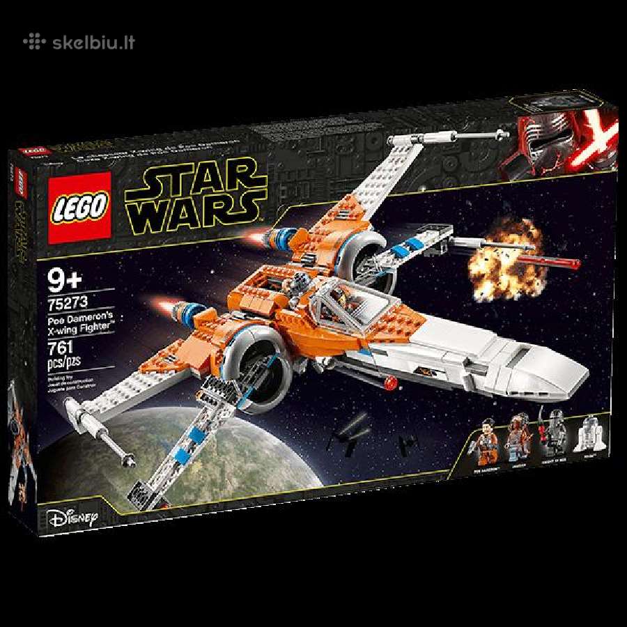 Lego X Wing Poe Dameron ir Speed Champions mašinos - Skelbiu.lt