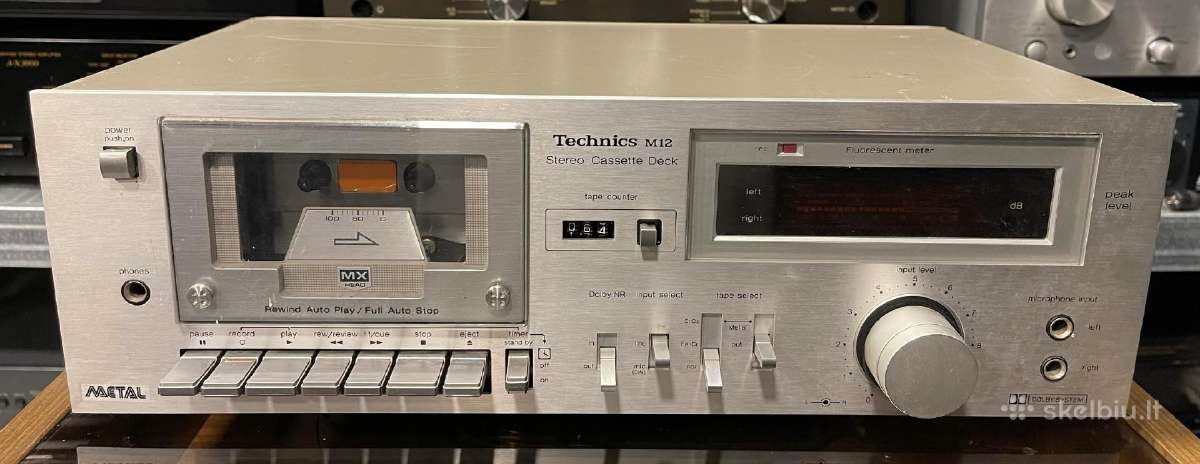 Technics rs-m12 / kasetinės dekos / magnetolos - Skelbiu.lt