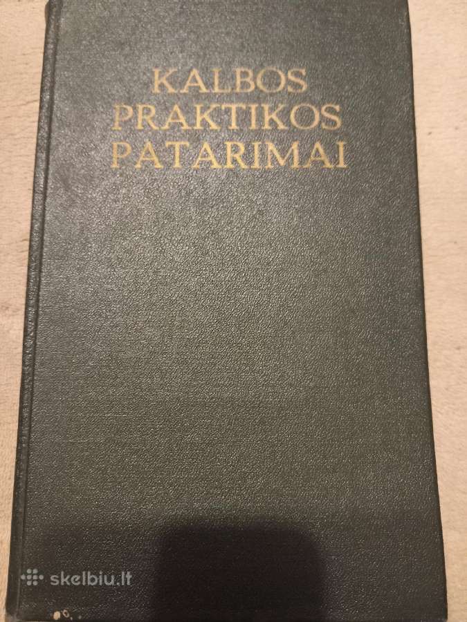 Knyga "Kalbos praktikos patarimai" - Skelbiu.lt