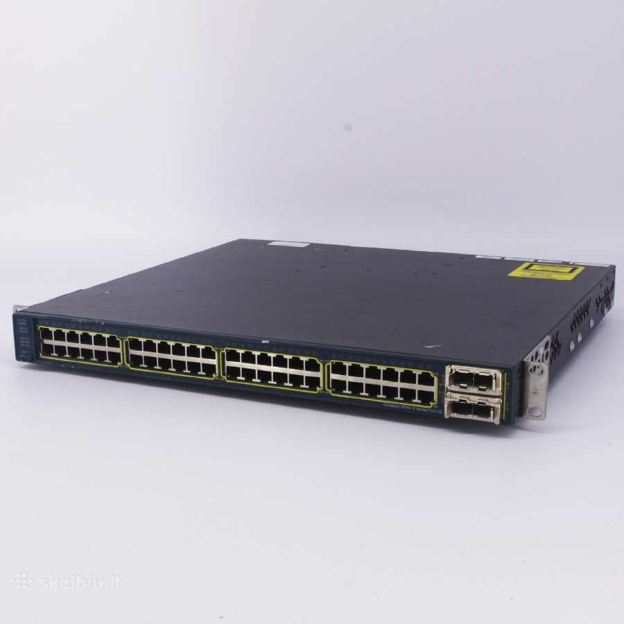 Cisco Catalyst 3560 tinklo komutatorius 48 port - Skelbiu.lt