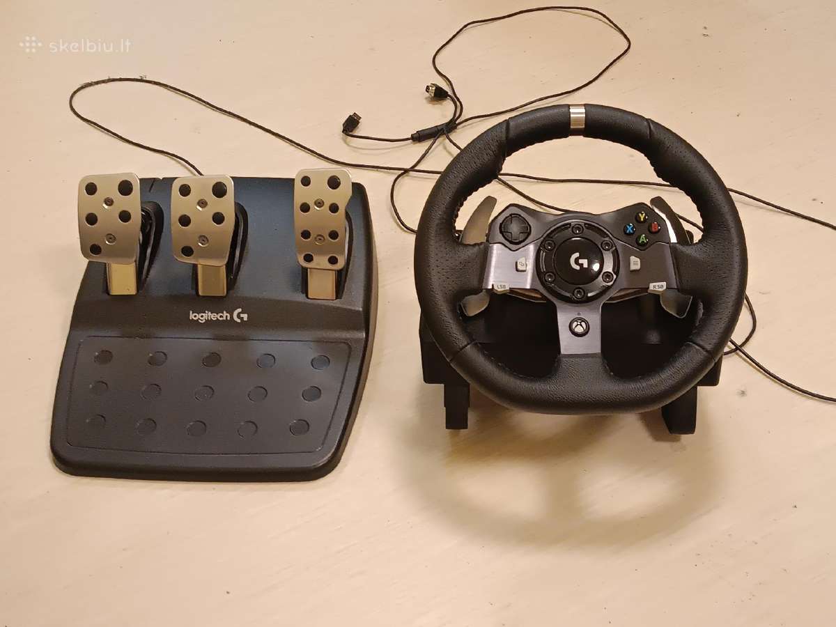 Žaidimų vairas Logitech g920 - Skelbiu.lt