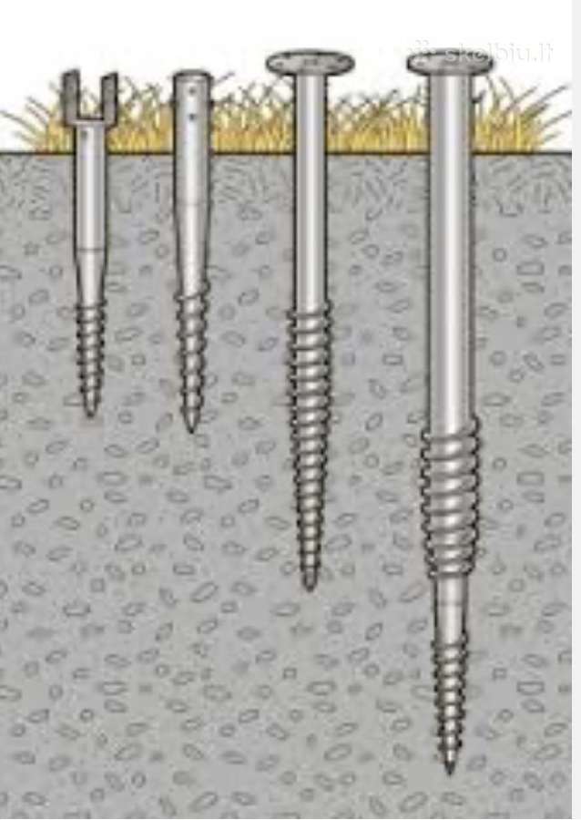 Sraigtiniai poliai pamatams,gręžimas,prekyba - Skelbiu.lt