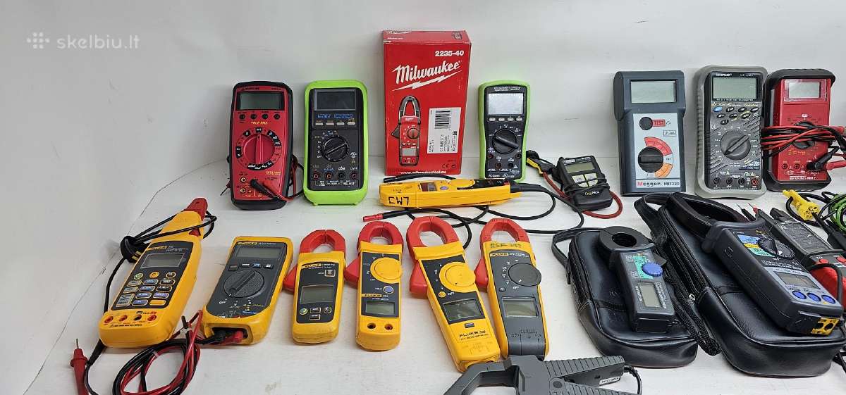 Fluke. megger. unit metrel kyoritsu testeriai ac d - Skelbiu.lt