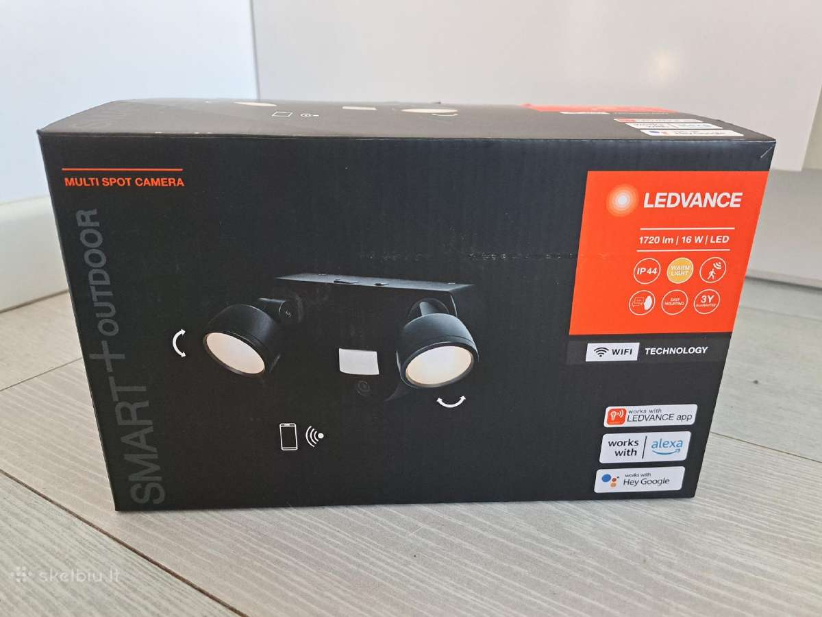 LED Sieninis Šviestuvas Ledvance Smart + Camera - Skelbiu.lt
