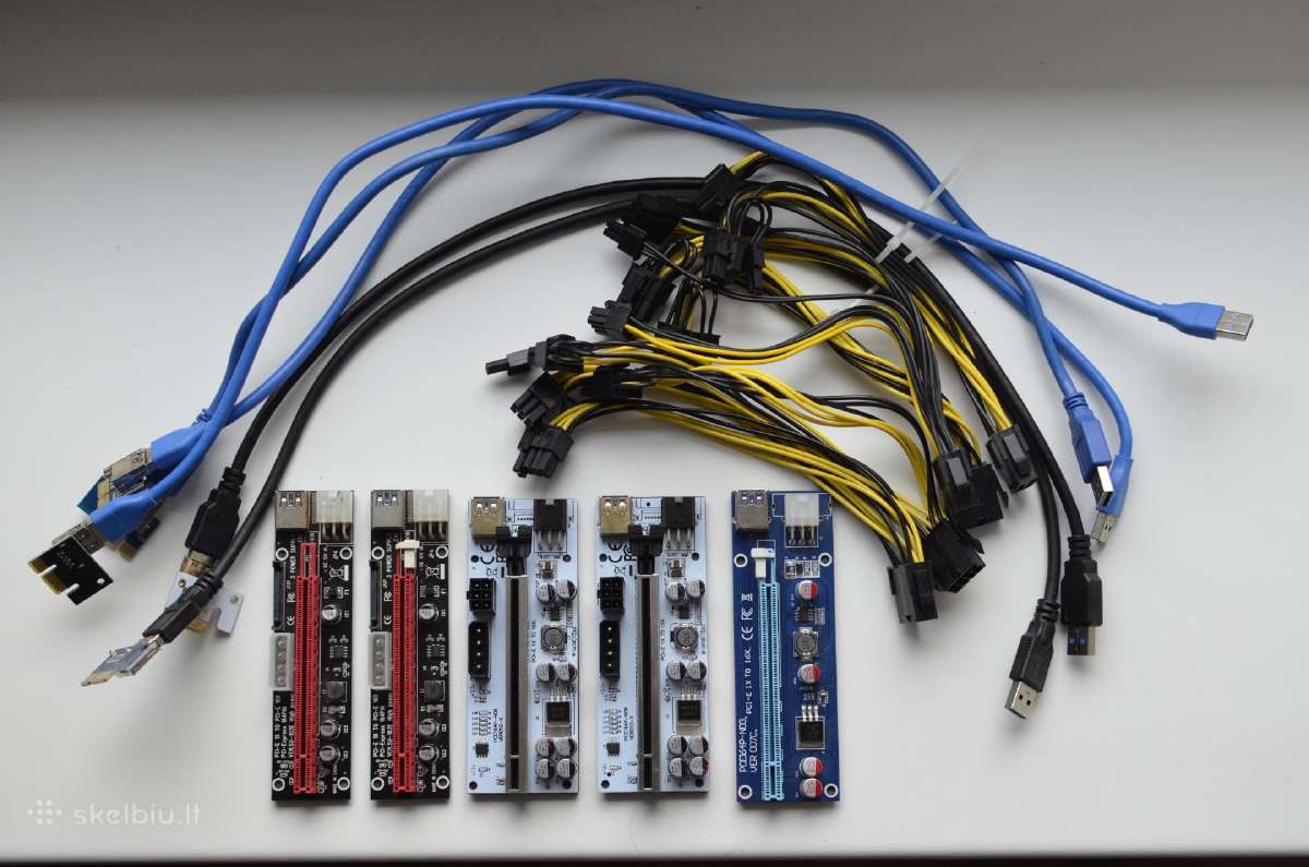 Riser Riseriai Pcie Splitter ir kita - Skelbiu.lt