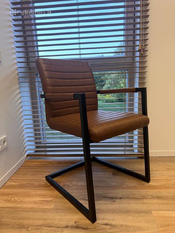 Odinės keturios kėdės ( Lofto stiliaus/ modernios) - Skelbiu.lt