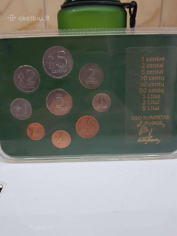 1991 Lietuvos Respublikos Monetų Rinkinys! - Skelbiu.lt