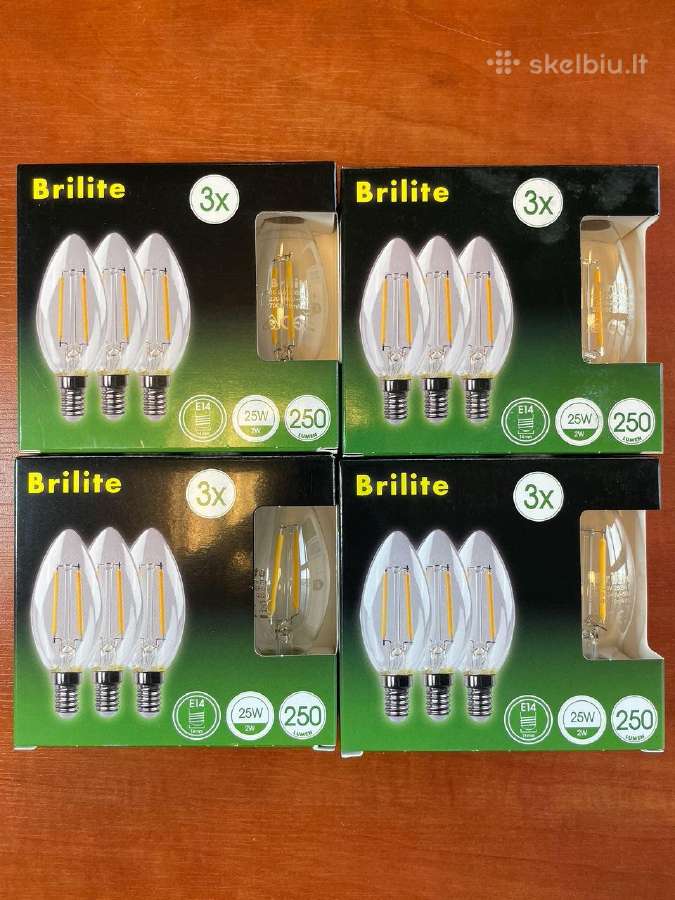 Visiškai naujos lemputės Brilite (supakuotos) - Skelbiu.lt