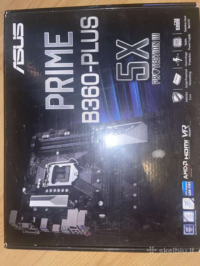 Asus prime B360-plus - Skelbiu.lt