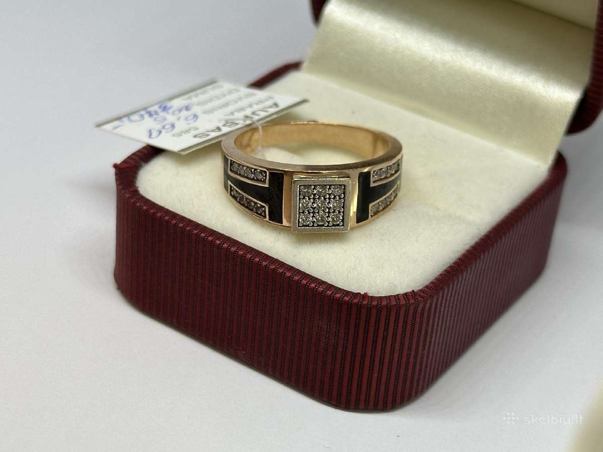 Auksinis vyriškas žiedas - Skelbiu.lt