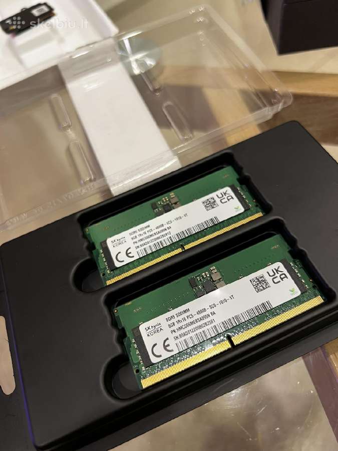 Sk-hynix 8gb Ddr5 4800mhz Sodimm Pc5-4800b-sc0 RAM - Skelbiu.lt