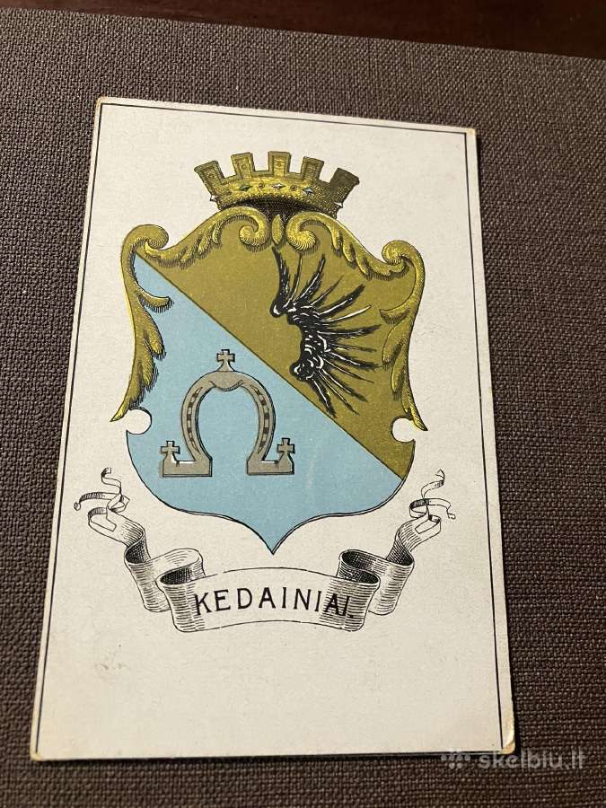 Atv.- Lietuvos herbai. Kėdainiai. 1920m. - Skelbiu.lt