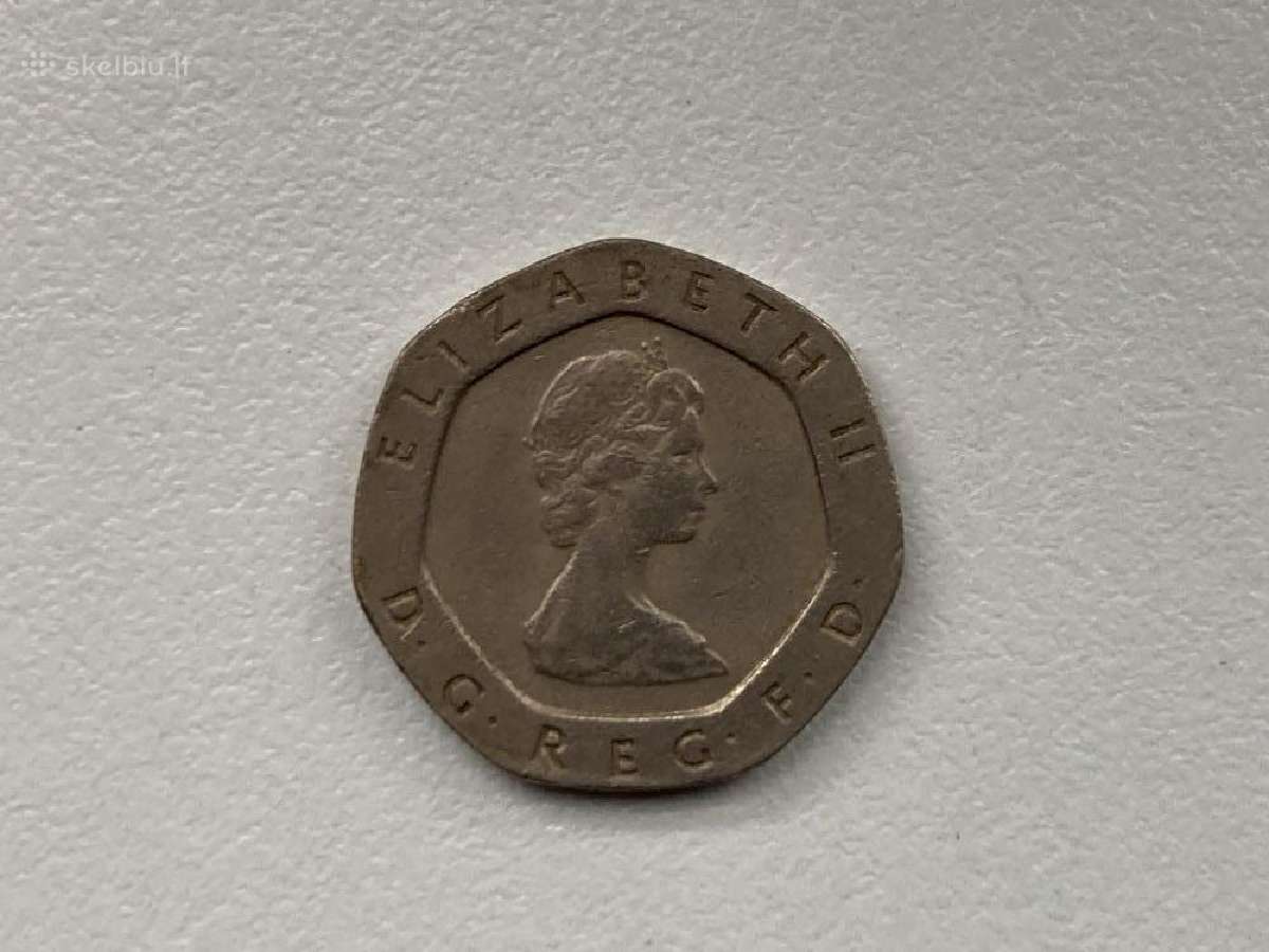 Elizabeth II 1982 twenty pence - Skelbiu.lt