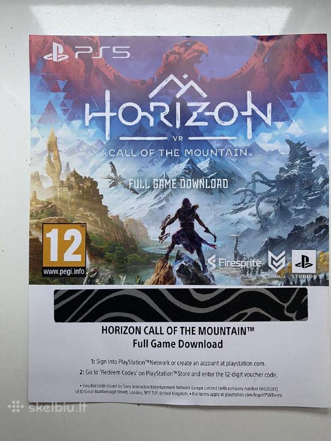Horizon Call of the mountain - Playstation 5 Vr2 - Skelbiu.lt