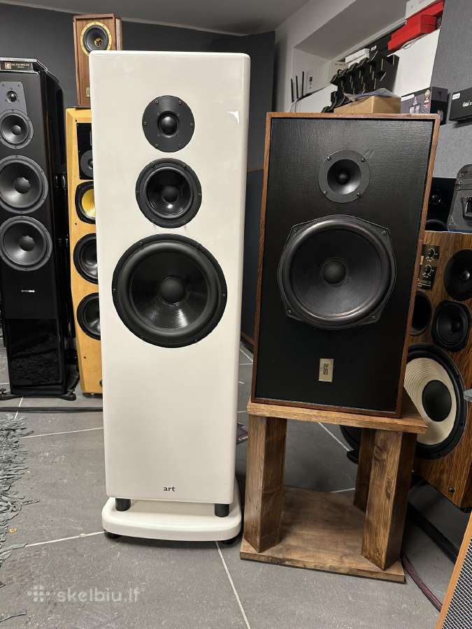 Art Loudspeakers Dram 10 white baltos koloneles - Skelbiu.lt