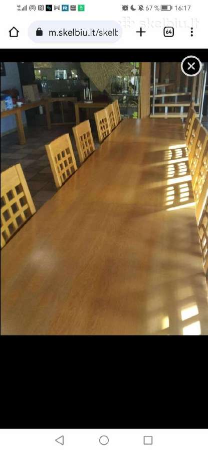 Ąžuoliniai stalai - Skelbiu.lt