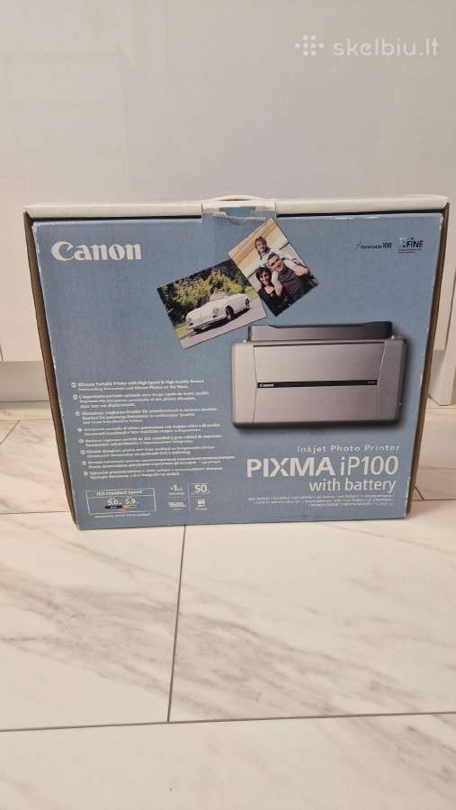 Printeris Canon Pixma ip100 W/battery - Skelbiu.lt
