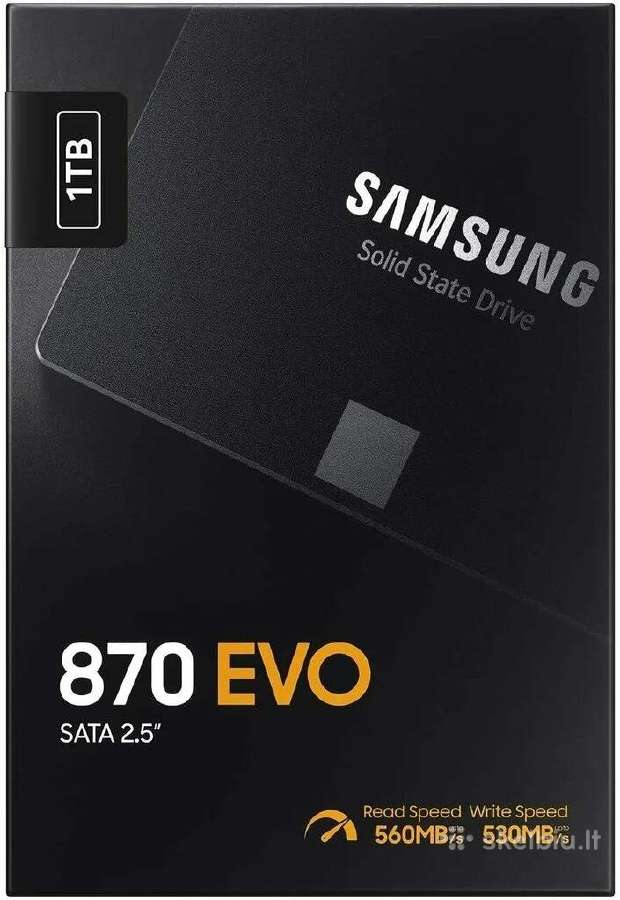 Samsung 970 M.2 EVO Plus 1tb / 870 Sata EVO 1tb - Skelbiu.lt