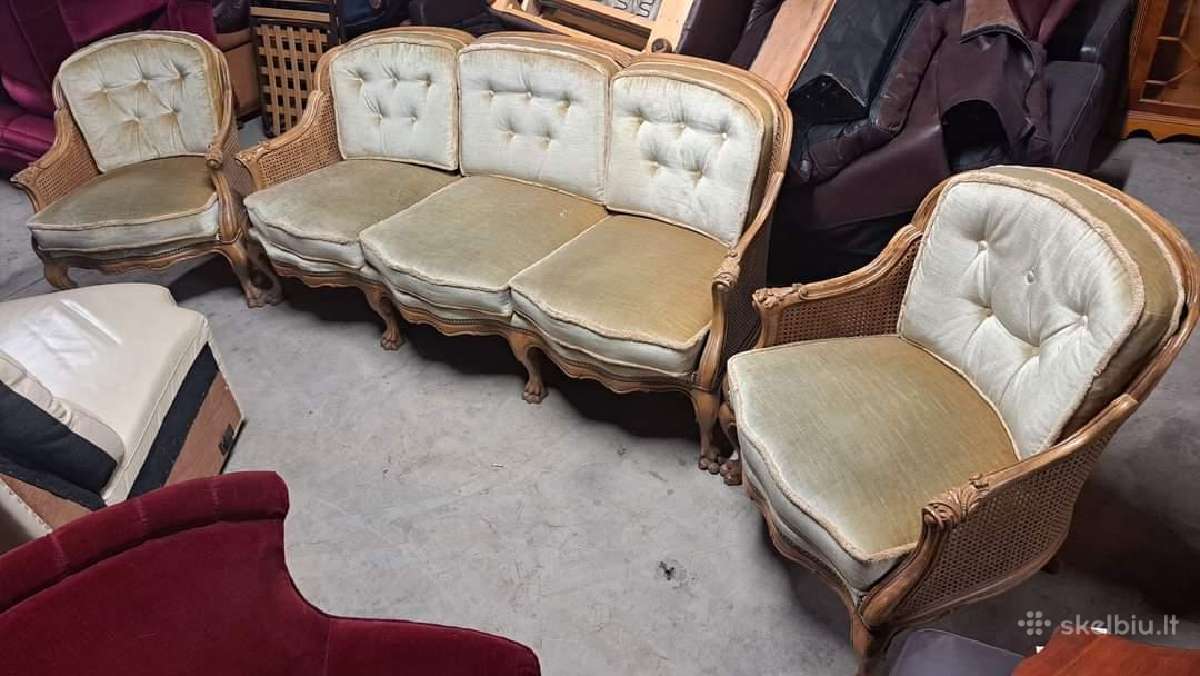 Svetainės / Terasos Minkštasuolis / Sofa 3+1+1 - Skelbiu.lt
