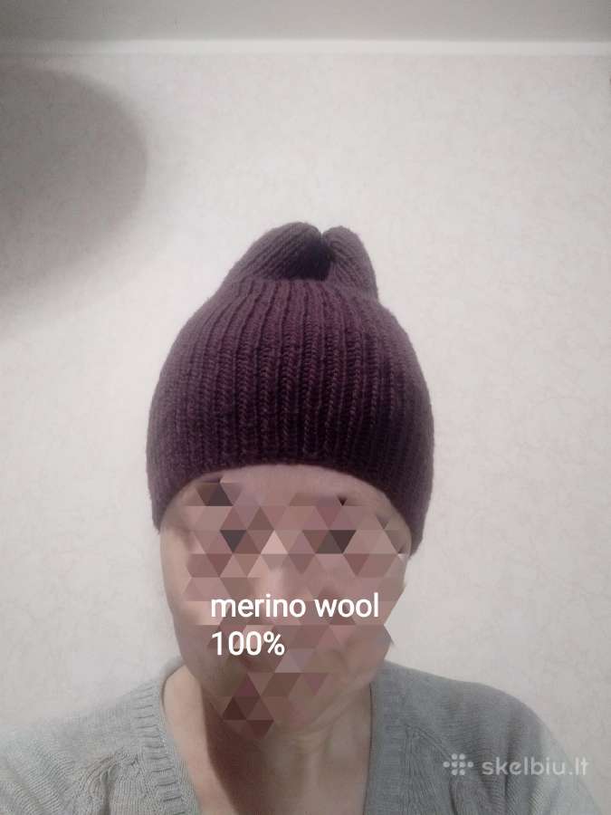 100% merino vilnos kepurė bini - Skelbiu.lt