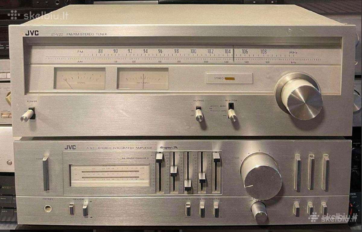JVC a-x2 ir jt-v22 / stiprintuvai - Skelbiu.lt
