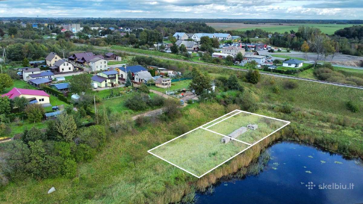 Išskirtinis sodo sklypas ant vandens pakrantes - Skelbiu.lt