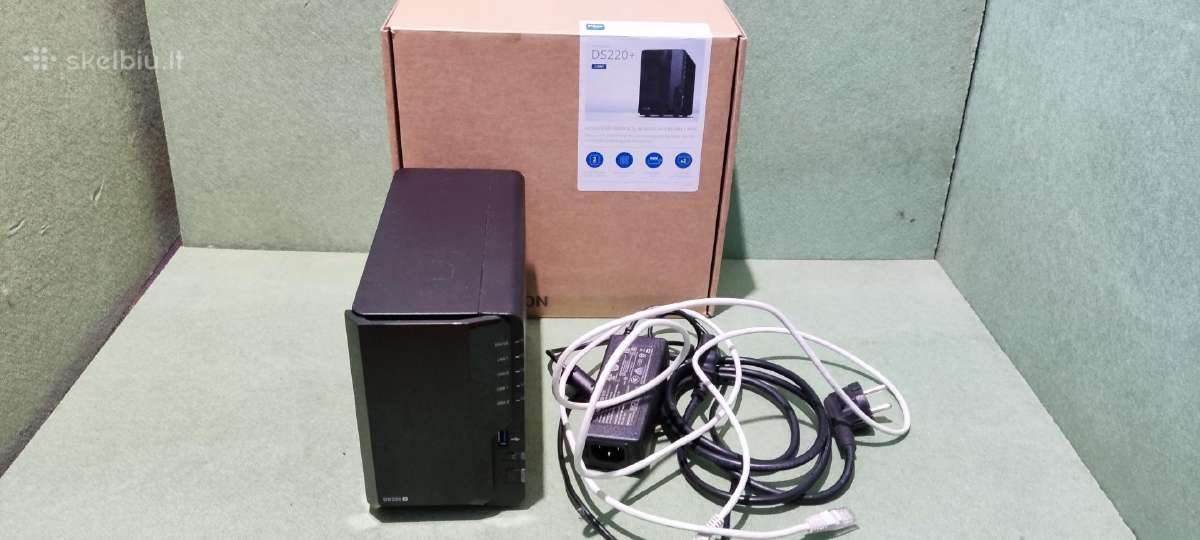 Synology Ds220+, Ds218+ dviejų diskų serveriai - Skelbiu.lt