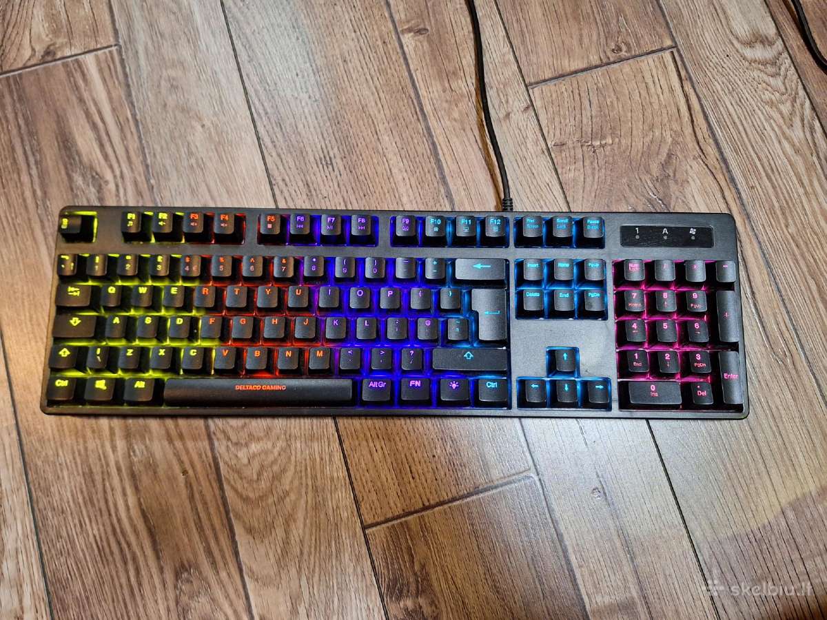 Klaviatūra delcato gaming gam-112-UK - Skelbiu.lt