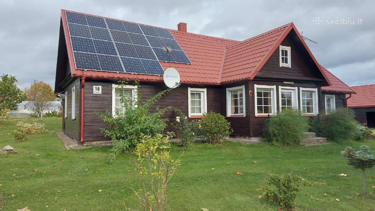 Namas, Zarasų r. Rokėnų k. Petro Gaulės g., rąstinė sodyba Nekilnojamo ...