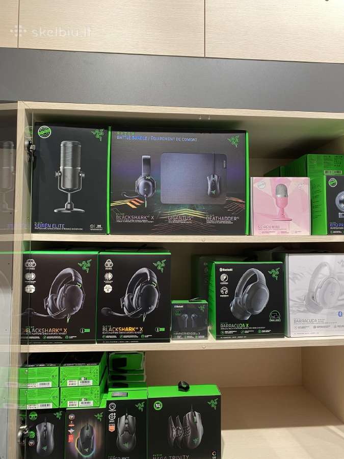 Razer, Steelseries, Logitech ir kt žaidimų ausinės - Skelbiu.lt