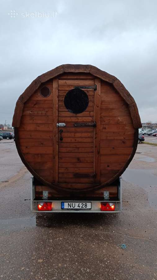 Parduodama mobili pirtis ant priekabos - Skelbiu.lt