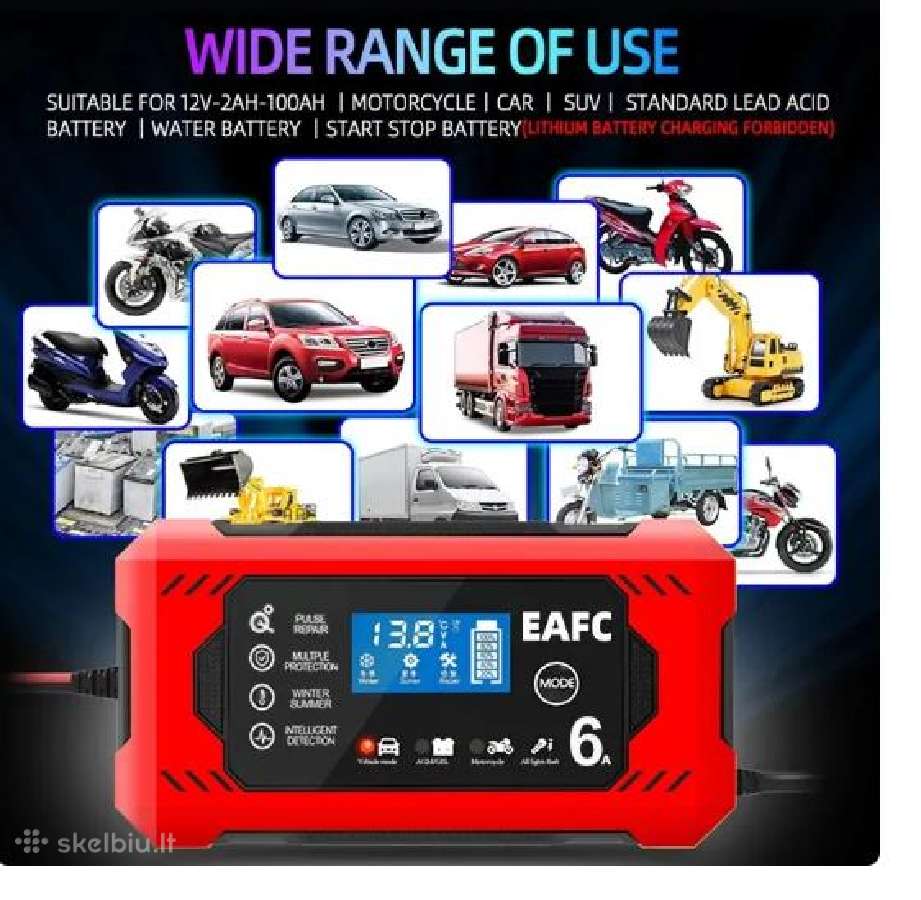 Automobilio baterijos įkroviklis - Skelbiu.lt