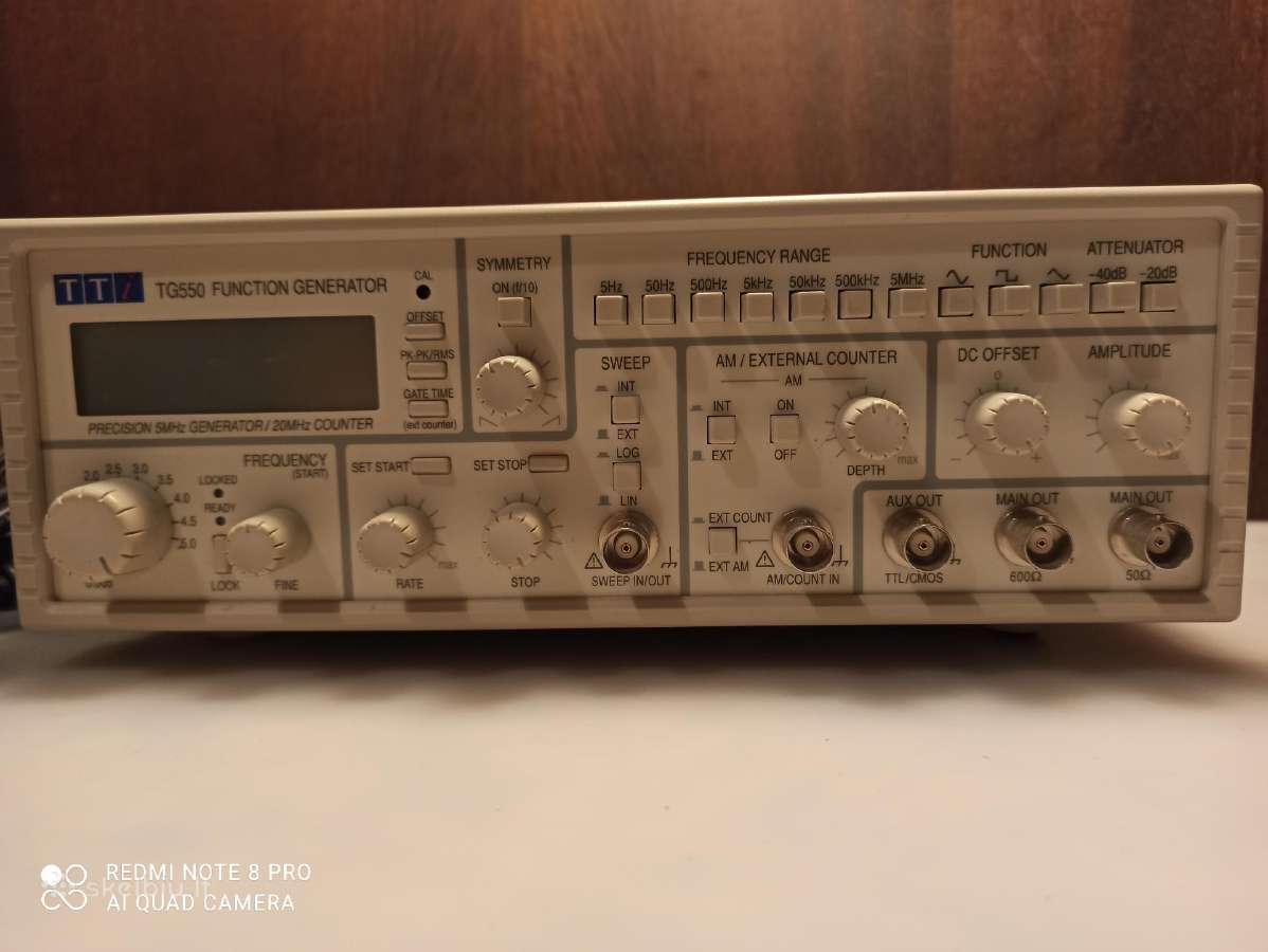 Tti Tg550 Function Generator - 5mhz /20mhz Counter - Skelbiu.lt
