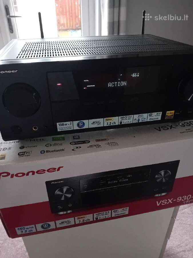 Pioneer Vsx-930-k resyveris-stiprintuvas Wi-fi - Skelbiu.lt