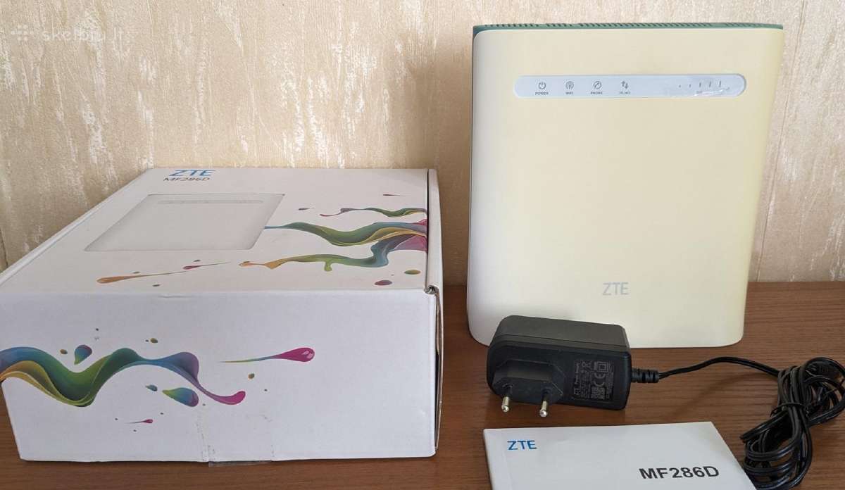 4G+ Maršrutizatorius Zte Mf286d Lte Cat12 600mbps - Skelbiu.lt
