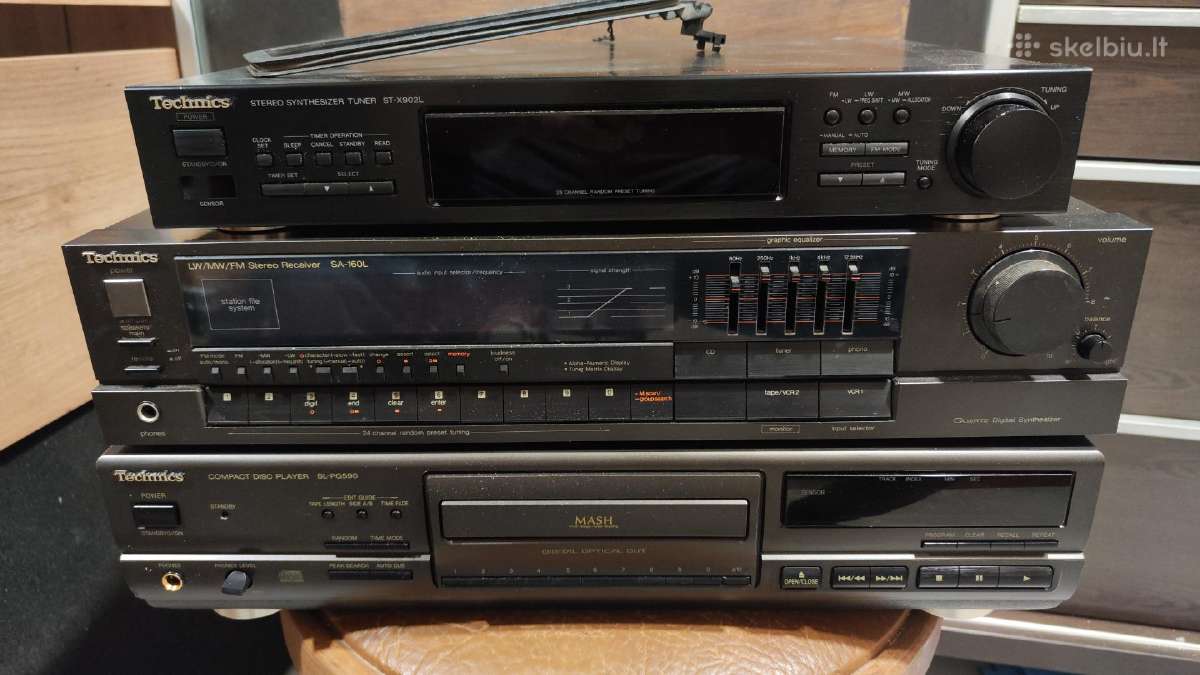 Technics CD player.resiver.tuner - Skelbiu.lt